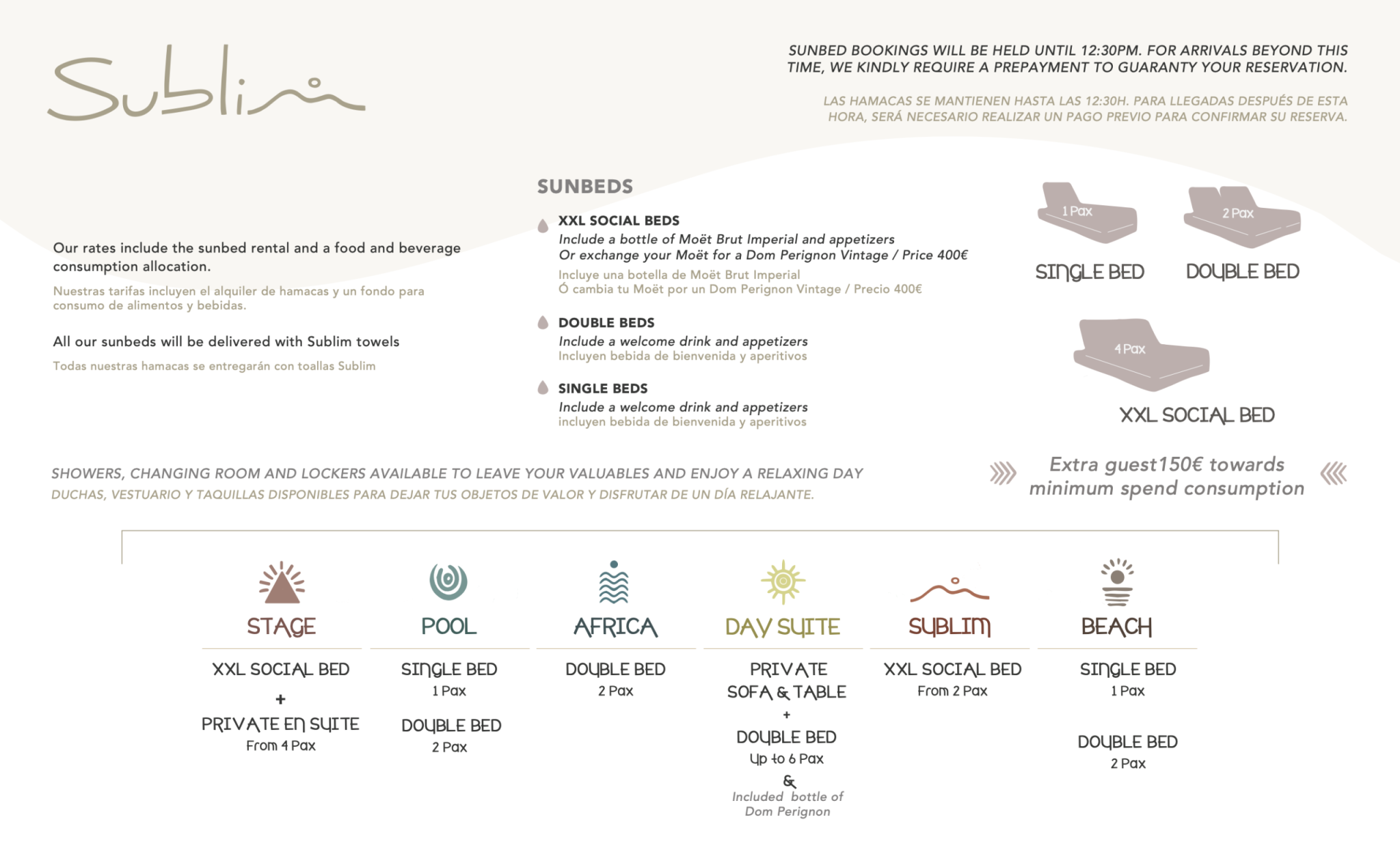 Reservations and rates • Sublim Beach